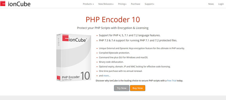 روش رمزنگاری کد های PHP با برنامه‌ی ionCube PHP Encoder - اول پرداخت