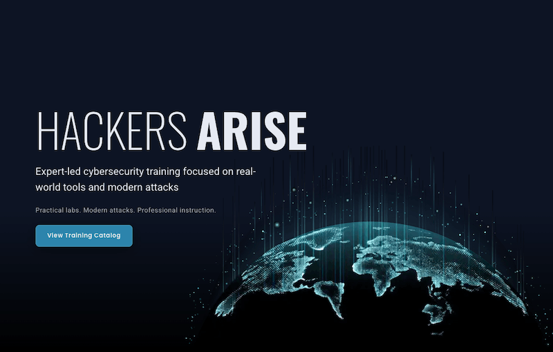 معرفی سایت Hackers-Arise | پلتفرم آموزش تخصصی امنیت سایبری - اول پرداخت